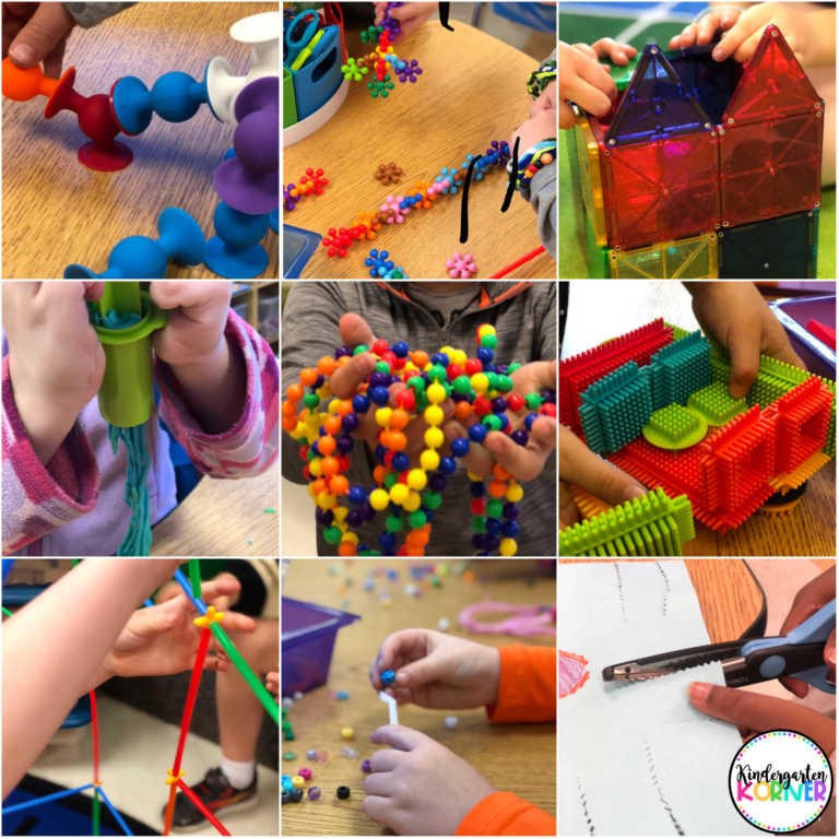 Fine Motor Morning Bins for Kindergarten Morning Work - Kindergarten ...