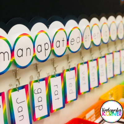 Kindergarten Portable Word Wall - Kindergarten Korner - A Kindergarten ...