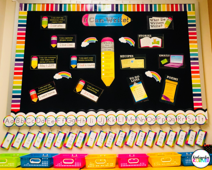 4 Reasons to Switch to a Portable Word Wall - Kindergarten Korner - A ...
