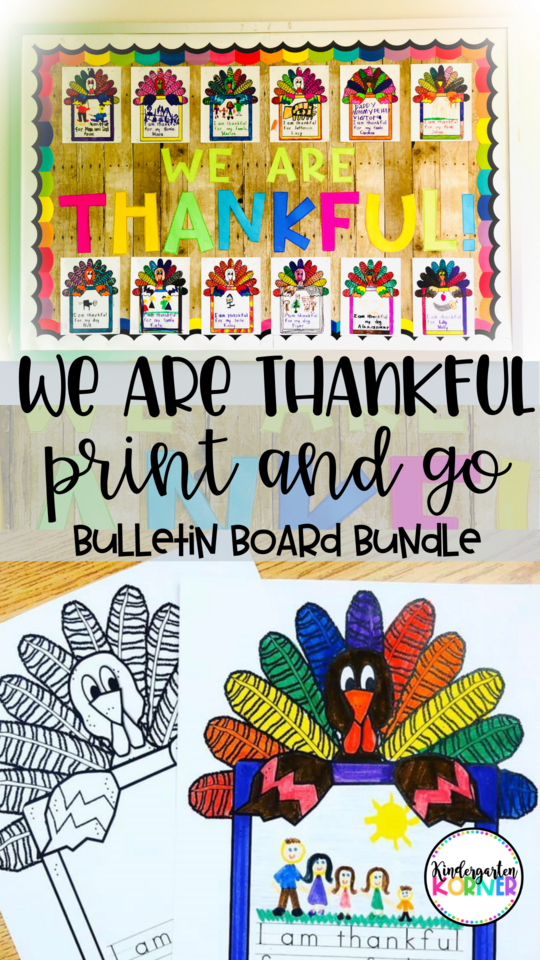 10 Thanksgiving Ideas for Kindergarten - Kindergarten Korner - A ...
