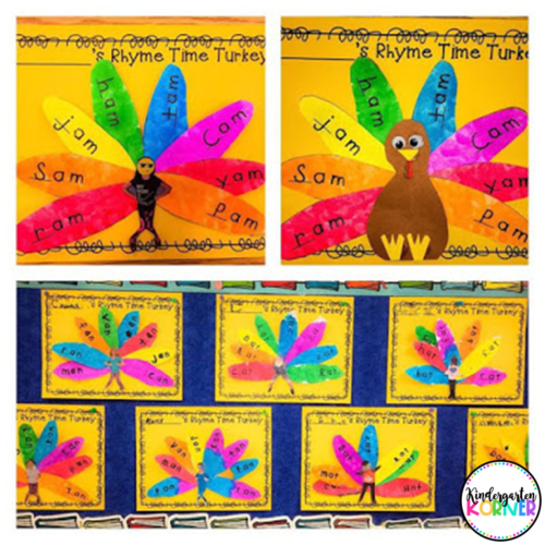 10 Thanksgiving Ideas for Kindergarten - Kindergarten Korner - A ...