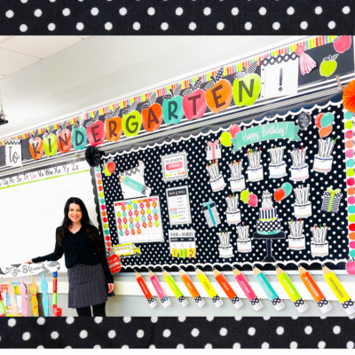 My 2021 Classroom Theme: Black, White & Stylish Brights - Kindergarten ...