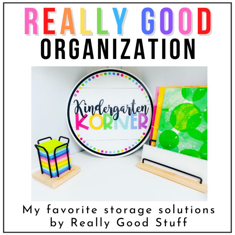 6 Really Good Stuff Classroom Organization Must Haves - Kindergarten ...