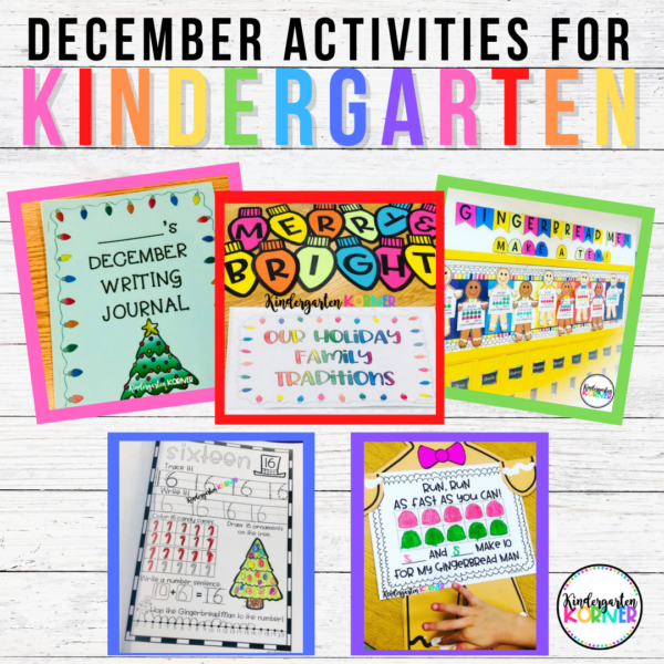 7 December Activities for Kindergarten - Kindergarten Korner - A ...