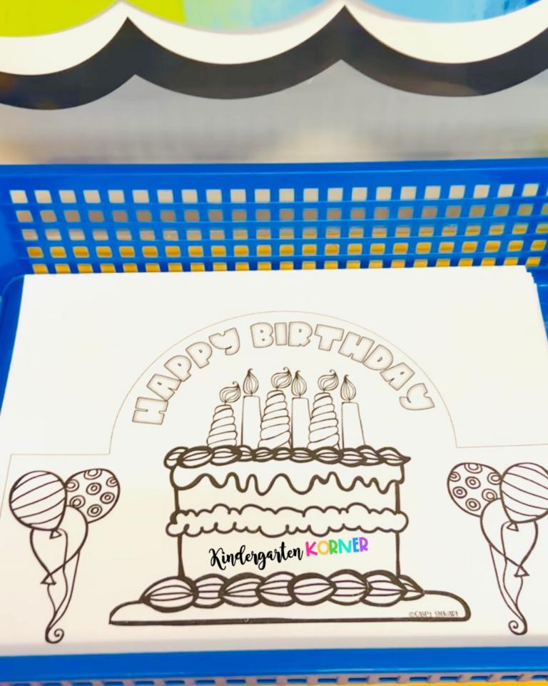 Celebrating Birthdays in the Classroom FREEBIE - Kindergarten Korner ...