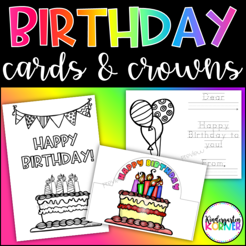 Celebrating Birthdays in the Classroom FREEBIE - Kindergarten Korner ...