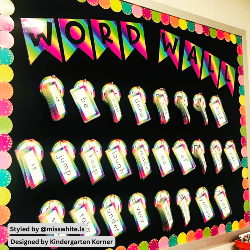 The Best Rainbow Classroom Bulletin Boards - Kindergarten Korner - A ...