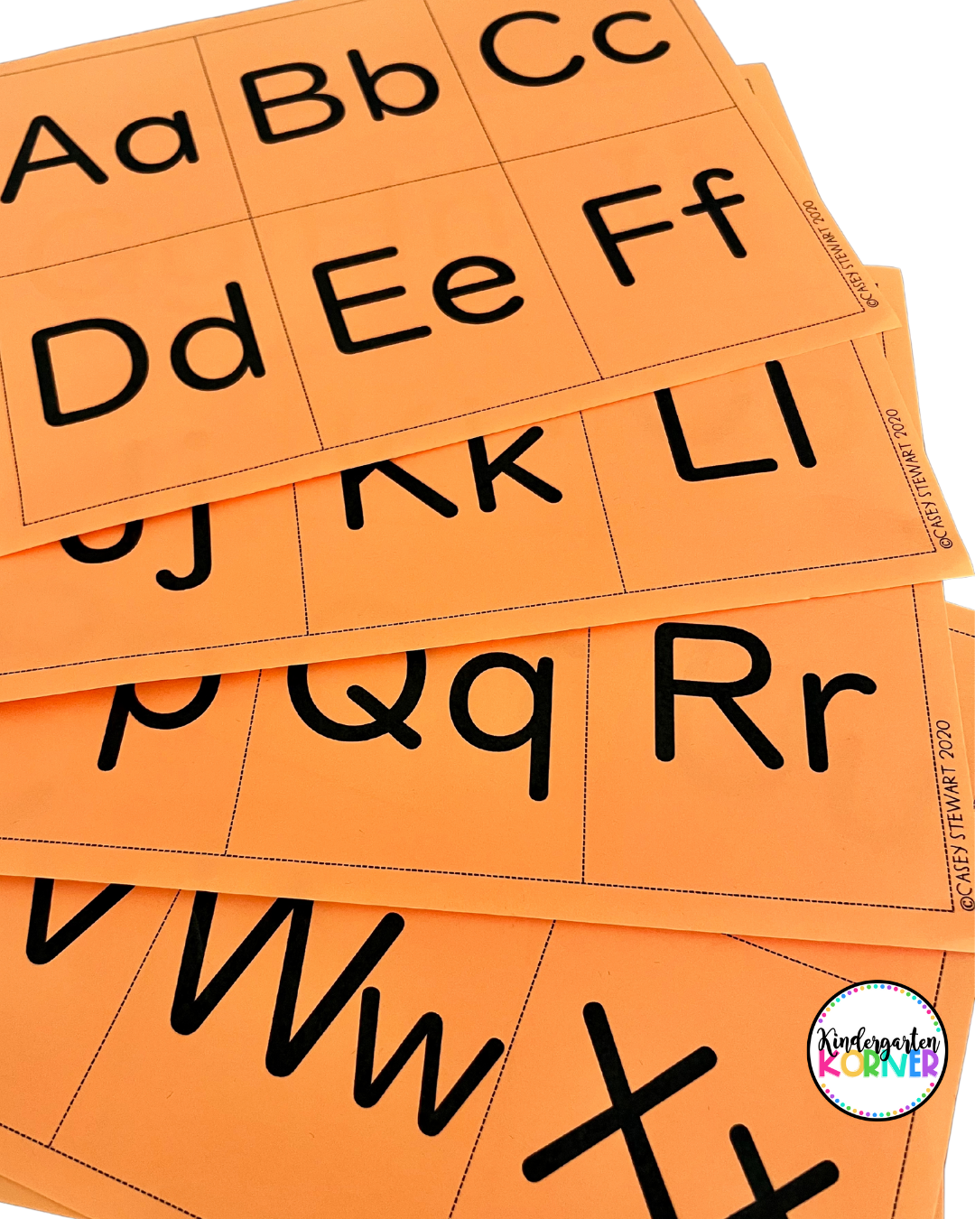 Kindergarten Flash Cards - Letters, Numbers, Shapes - Kindergarten ...
