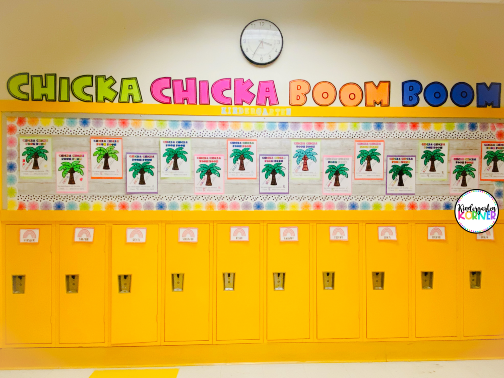 Chicka Chicka Boom Boom Bulletin Board & Class Book - Kindergarten ...