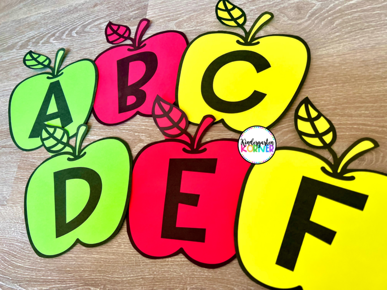 Apples Bulletin Board Letters Set | Build Your Own Banner ...