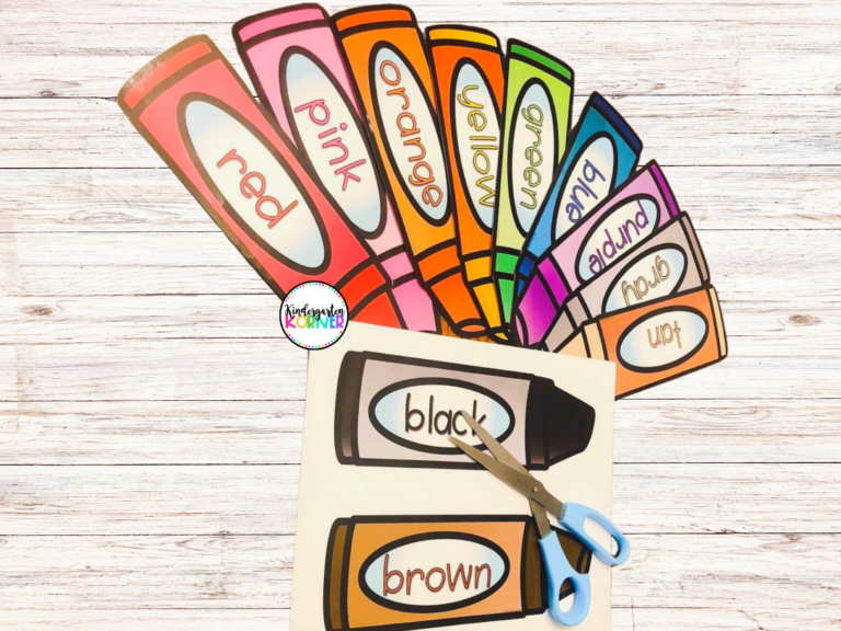 Color Word Wall Crayons | Color Words Bulletin Board - Kindergarten ...
