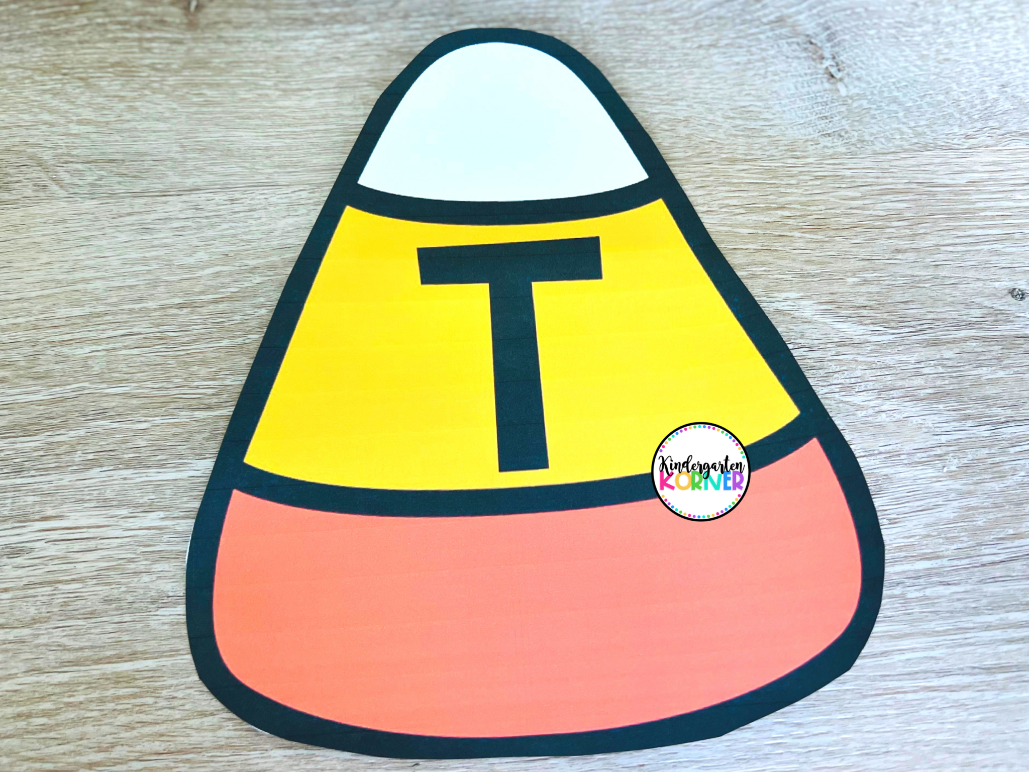 Halloween Candy Corn Bulletin Board Letters | Create a Custom Banner ...