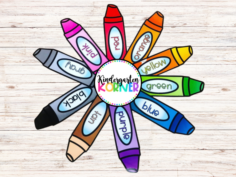 Color Word Wall Crayons | Color Words Bulletin Board - Kindergarten ...