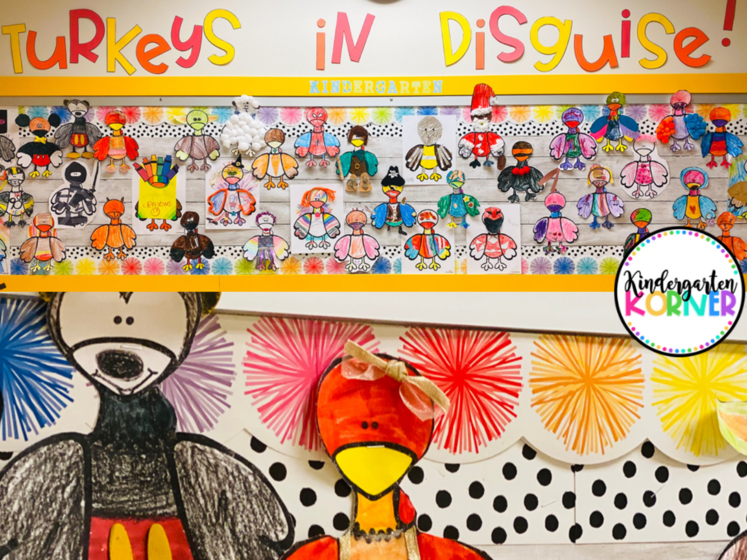 Disguise a Turkey | Thanksgiving Bulletin Board & Family Project ...