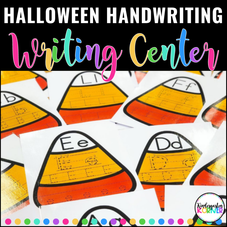 Halloween Handwriting Alphabet Letter Tracing Mats in Color ...