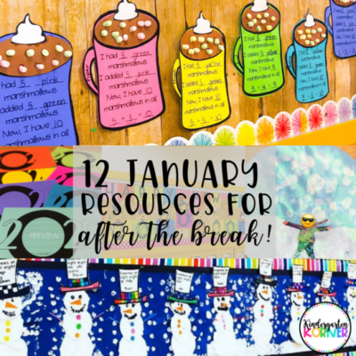 January Bulletin Board & Family Homework - Kindergarten Korner - A ...