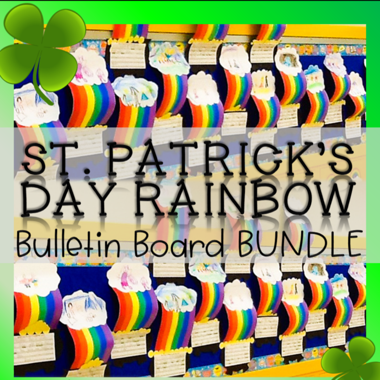 St. Patrick's Day Bulletin Board | If I Found a Pot of Gold and Rainbow ...