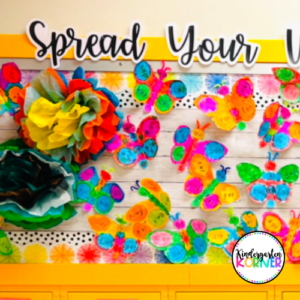 Butterflies Spring Bulletin Board | Butterfly Word Families ...