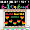 Black History Month Bulletin Board Writing Flip Craft Kindergarten, 1st ...