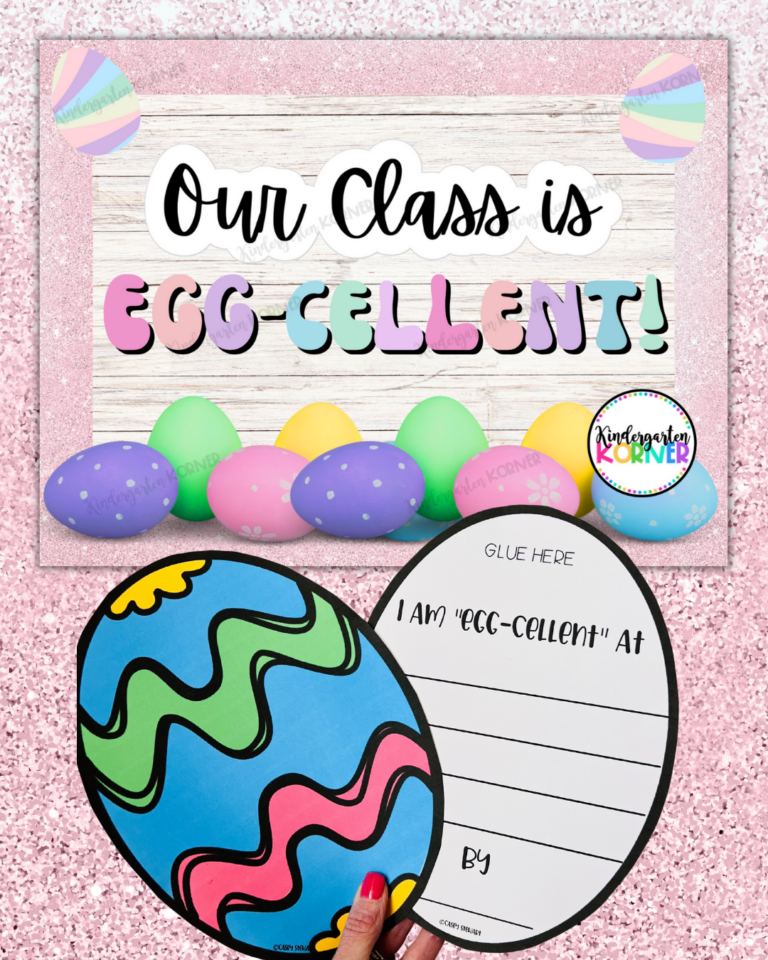 April Family Homework is EGG-cellent - Kindergarten Korner - A ...