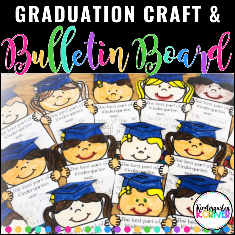 Kindergarten Graduation Craft and Writing | PreK Preschool Graduation ...