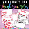 Valentine's Day Thank You Notes | Editable Thank You Notes Cards ...