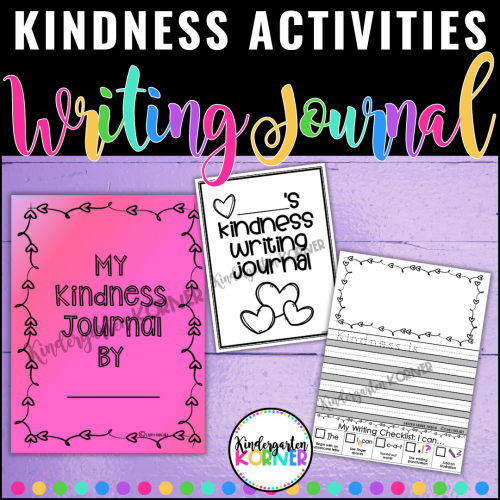 Kindness Journal | Kindness Week | Kindness Writing Journal Prompts K ...
