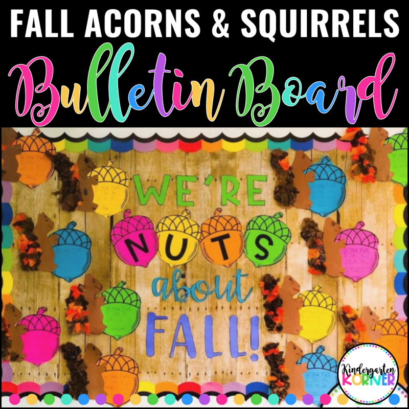 We're Nuts About Fall | Squirrel Craft & Acorn Writing - Kindergarten ...