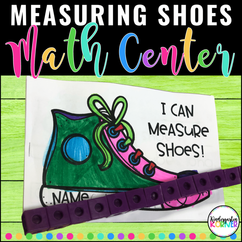 Measuring Shoes Kindergarten 1st Grade Math Workshop Investigation Math ...