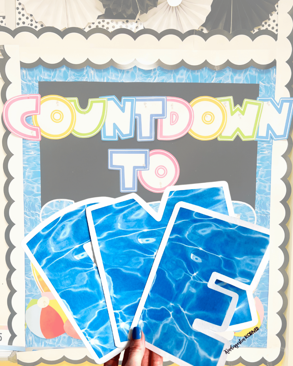 End of the Year Countdown to Summer Bulletin Board - Kindergarten ...