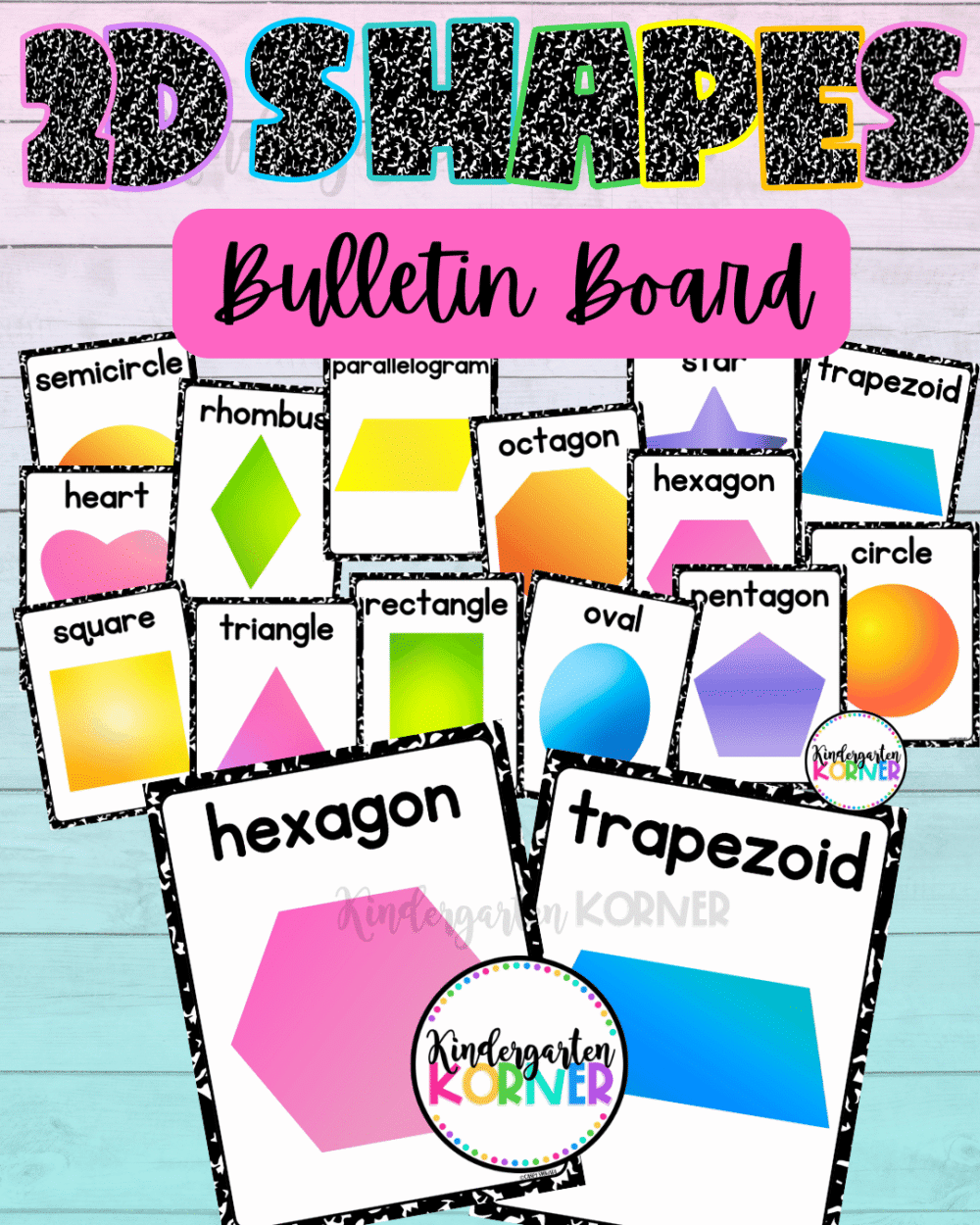 Varsity Composition Notebook Classroom Theme - Kindergarten Korner - A ...