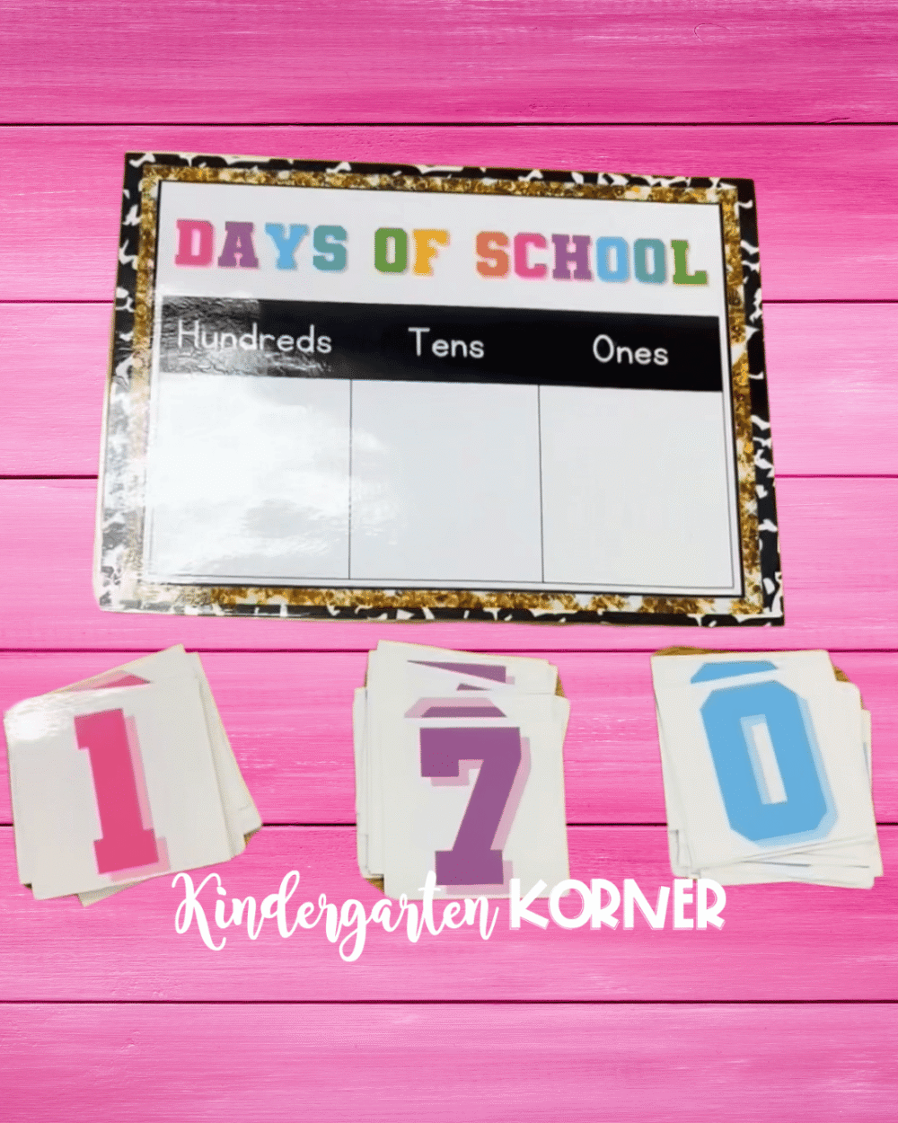 Days of School Place Value Poster - Kindergarten Korner - A ...