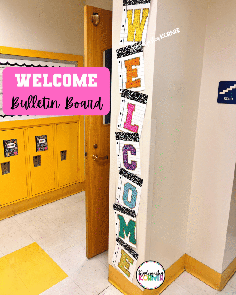 Varsity Composition Notebook Classroom Theme - Kindergarten Korner - A ...