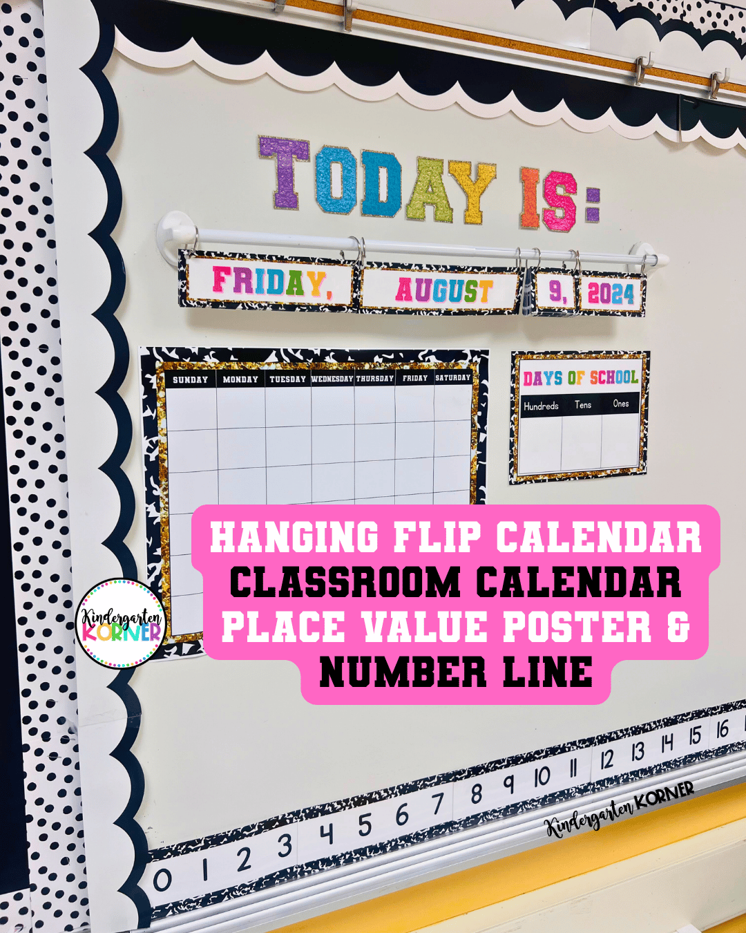 Varsity Composition Notebook Classroom Theme - Kindergarten Korner - A ...